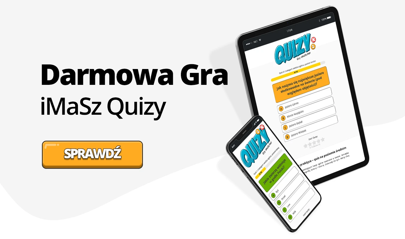 Darmowa gra iMaSz Quizy