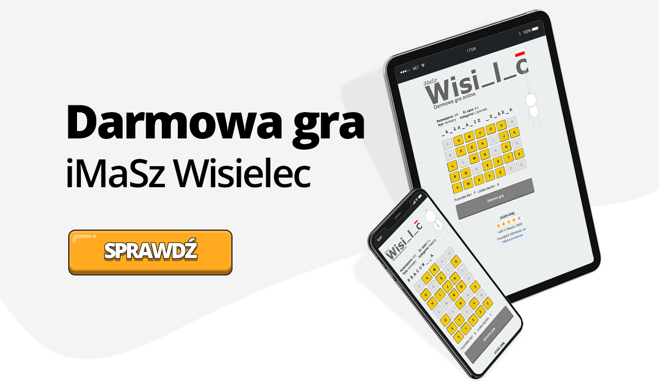 Darmowa gra iMaSz Wisielec